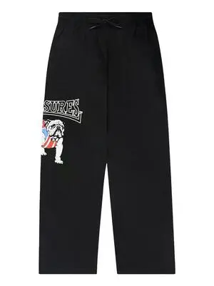 PLEASURES Bulldog Cotton Sweatpants - Black