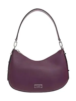 Kate Spade New York Studded Leather Shoulder Bag - Purple