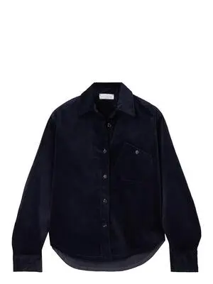 VIOLANTE NESSI Bartolomeo Cotton-corduroy Shirt - Blue