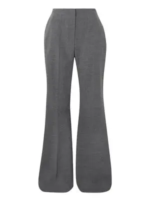 Tove Lora Woven Flared Trousers - Gray