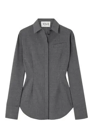 Tove Elvin Woven Shirt - Gray