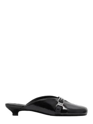 GANNI Buckle Mules - Black