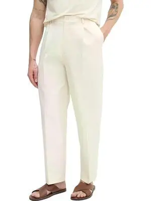 MARCIANO Adam Pleated Trousers - Neutrals