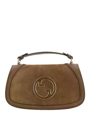 Gucci Large Blondie Interlocking G Tote - Brown