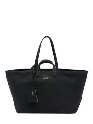 A.p.c. Le Drummer Toile Tote - Black