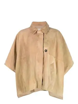 BRUNELLO CUCINELLI Brunello Cucinelli Short Suede Cape