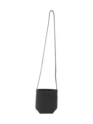 THE ROW Mini N/s Park Leather Crossbody Bag - Black