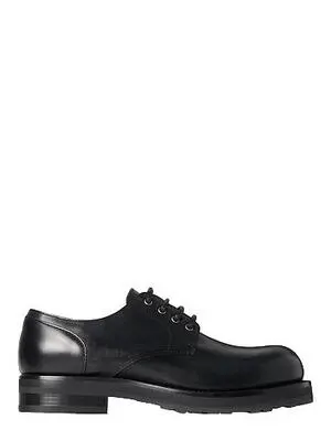 THE ROW Derby Lug Sole Shoes - Black