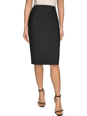 Donna Karan New York Fitted Pencil Skirt - Black