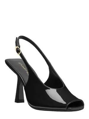 STUART WEITZMAN VAL 85 Slingback Sandals Black