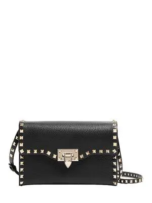 Valentino Garavani Rockstud Small Shoulder Bag - Black