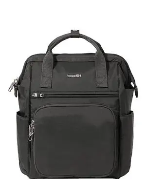 BAGGALLINI The Travel Smart Edit Securtex Anti-theft Windsor Backpack - Charcoal