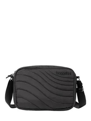 BAGGALLINI Crossbody Bag - Black Wave Puff