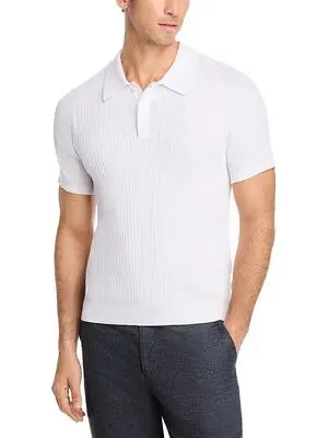 Michael Kors Textured Stitch Polo Shirt - White