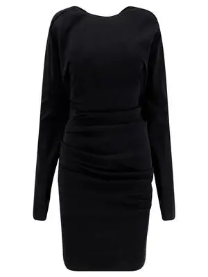 Max Mara Mxpumido Virgin Wool Dress - Black