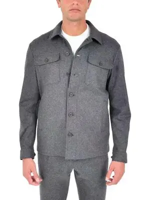 DRUMOHR Buttoned Pocket Shirt - Grey