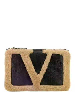 Valentino Garavani Viva Superstar Sheepskin Bag - Brown