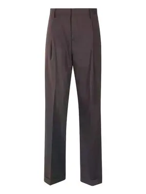 BRIGLIA 1949 Pleated Trousers - Brown