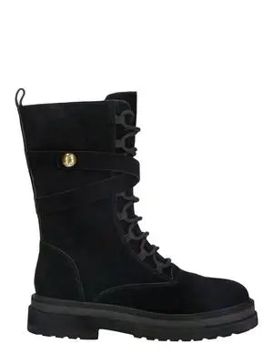 TWINSET Lace-up Combat Boots - Black