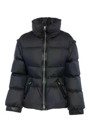 TOM FORD High-neck Zip-up Puffer Jacket - Black