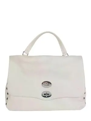 ZANELLATO Turn-lock Fastening Medium Tote Bag - White