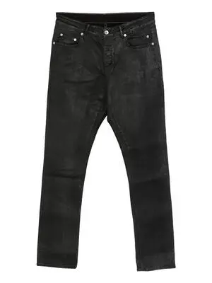 Rick Owens Buttoned Denim - Black