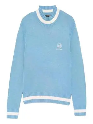 Iceberg Logo-embroidered Sweater - Blue