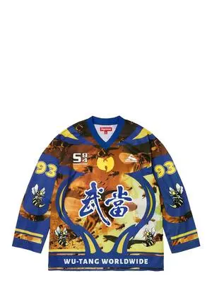 Supreme X Wu-tang Clan Long-sleeve T-shirt - Blue