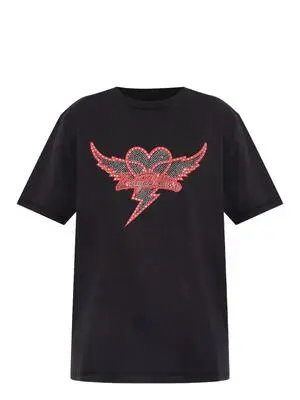 Zadig&Voltaire Edwin Heart Graphic T-shirt - Black
