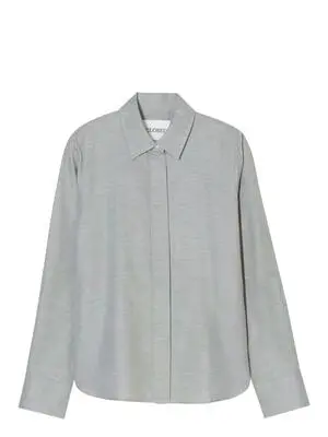 Closed Long-sleeve Shirt - Grey