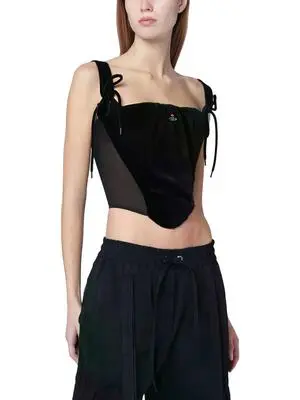 VIVIENNE WESTWOOD Tie-detail Corset - Black
