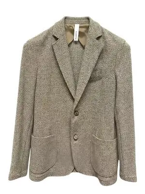 DISTRETTO 12 Pocket Blazer - Neutrals