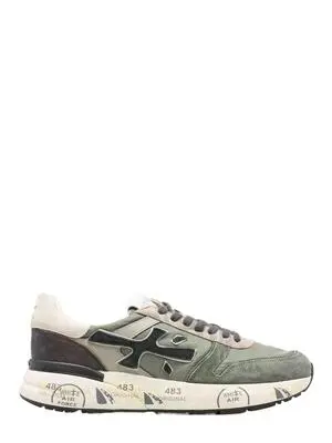 Premiata Logo-appliqué Sneakers - Green