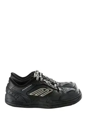 Balenciaga Hampton Worn-out Sneakers - Black