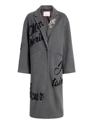 Cinq À Sept Loveletter Gravis Coat - Grey