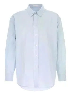 THE ROW Granada Cotton Shirt - Blue