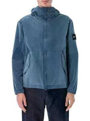 Stone Island David Light Hooded Jacket - Blue