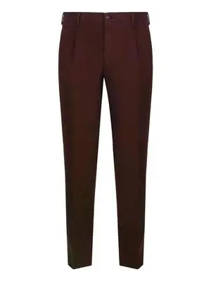 SLOWEAR Cotton Chino Trousers - Brown
