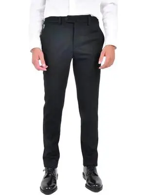 Emporio Armani Straight-leg Trousers - Black