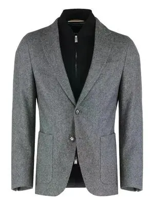 BOSS Integrated-bib Blazer - Grey