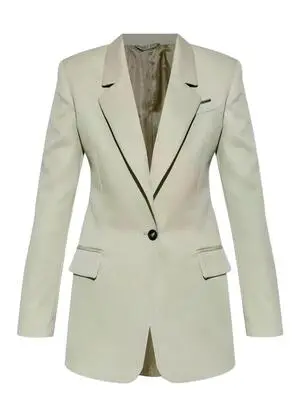 Attico Single-breasted Blazer - Neutrals