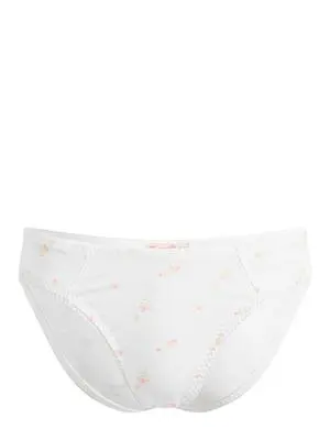 FRUITY BOOTY Ditsy Floral Brief - White