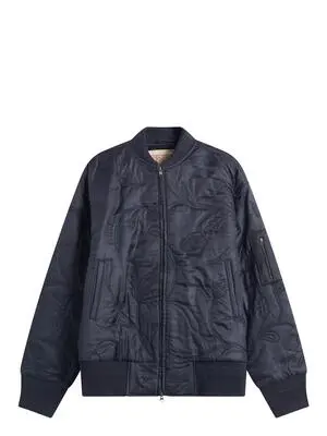KARDO Max Embroidered Bomber Jacket - Navy