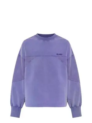 Attico Logo-embroidered Sweatshirt - Purple