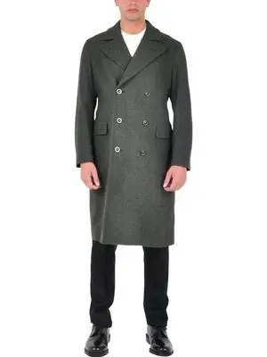 Boglioli Belted Double-breasted Coat - Grey