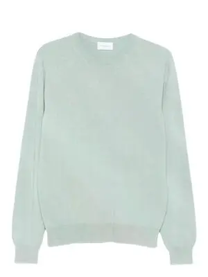Malo Long Sleeve Crewneck Sweater - Green