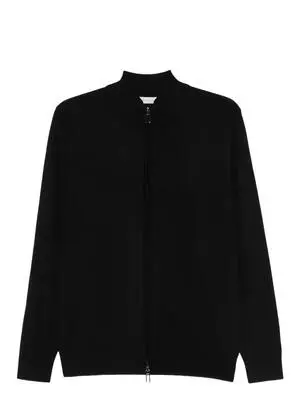 DIKTAT Zip-Fastening Cardigan Black