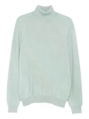 Malo Roll-neck Sweater - Green