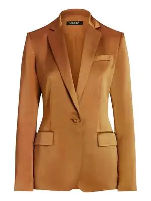 Ralph Lauren Straight Fit Blazer - Brown