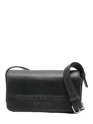 Alexander Wang Small Flap Leather Crossbody Bag - Black